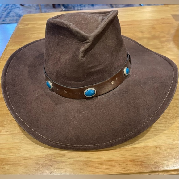 Bailey | Accessories | Vintage Bailey Western Hat Brown Size 7 8 With ...